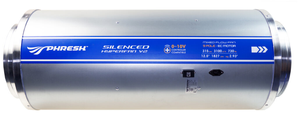 Hyperfan V2 Silenced ⋆ for CEA & Vertical Farm | VERTIKIT